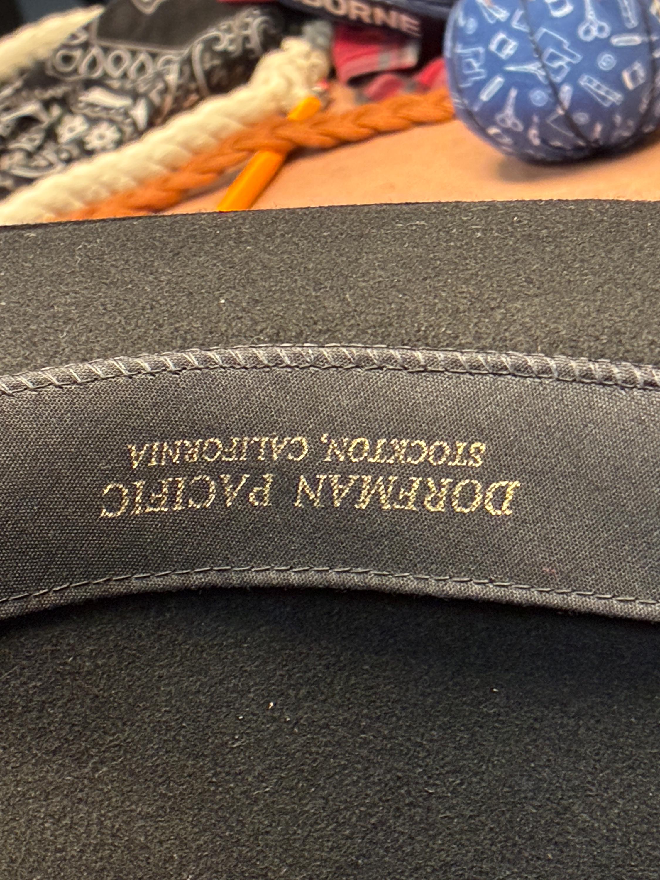 Vintage 100% Wool Felt Fedora | Wide Brim Hat Made in USA | WPL 5923 ...