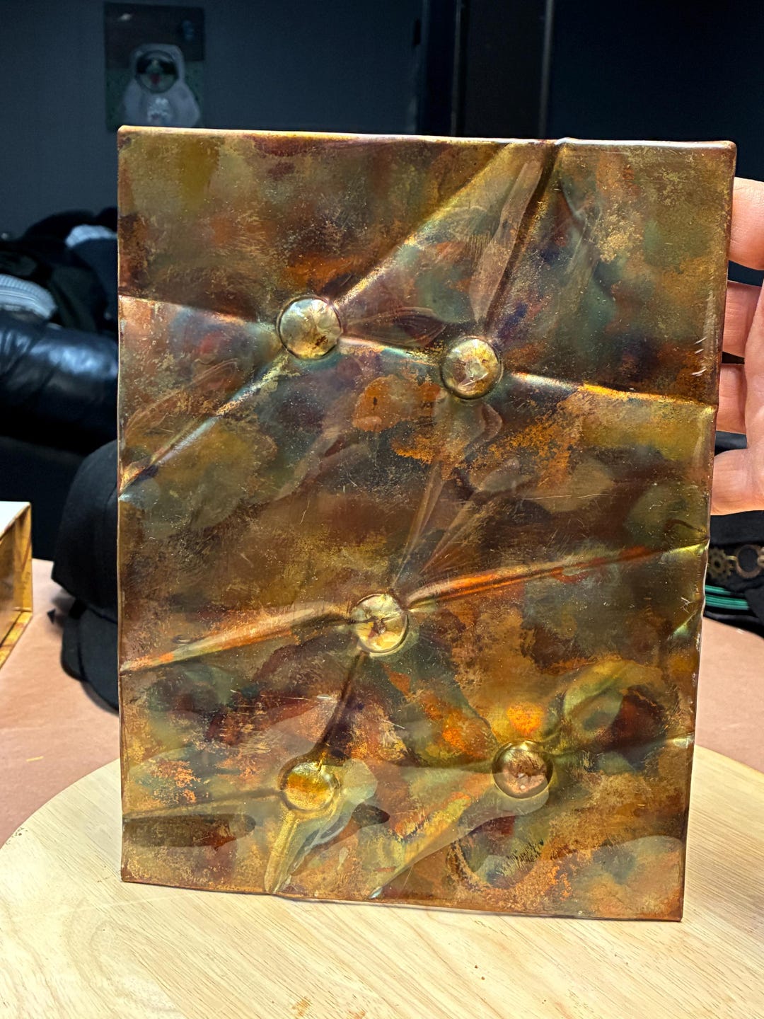 8x10 Handcrafted Copper Wall Art, by Randy Patzer – Rainbow Patina ...