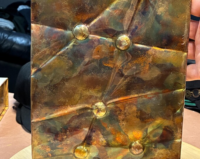 8x10 Handcrafted Copper Wall Art, by Randy Patzer – Rainbow Patina ...