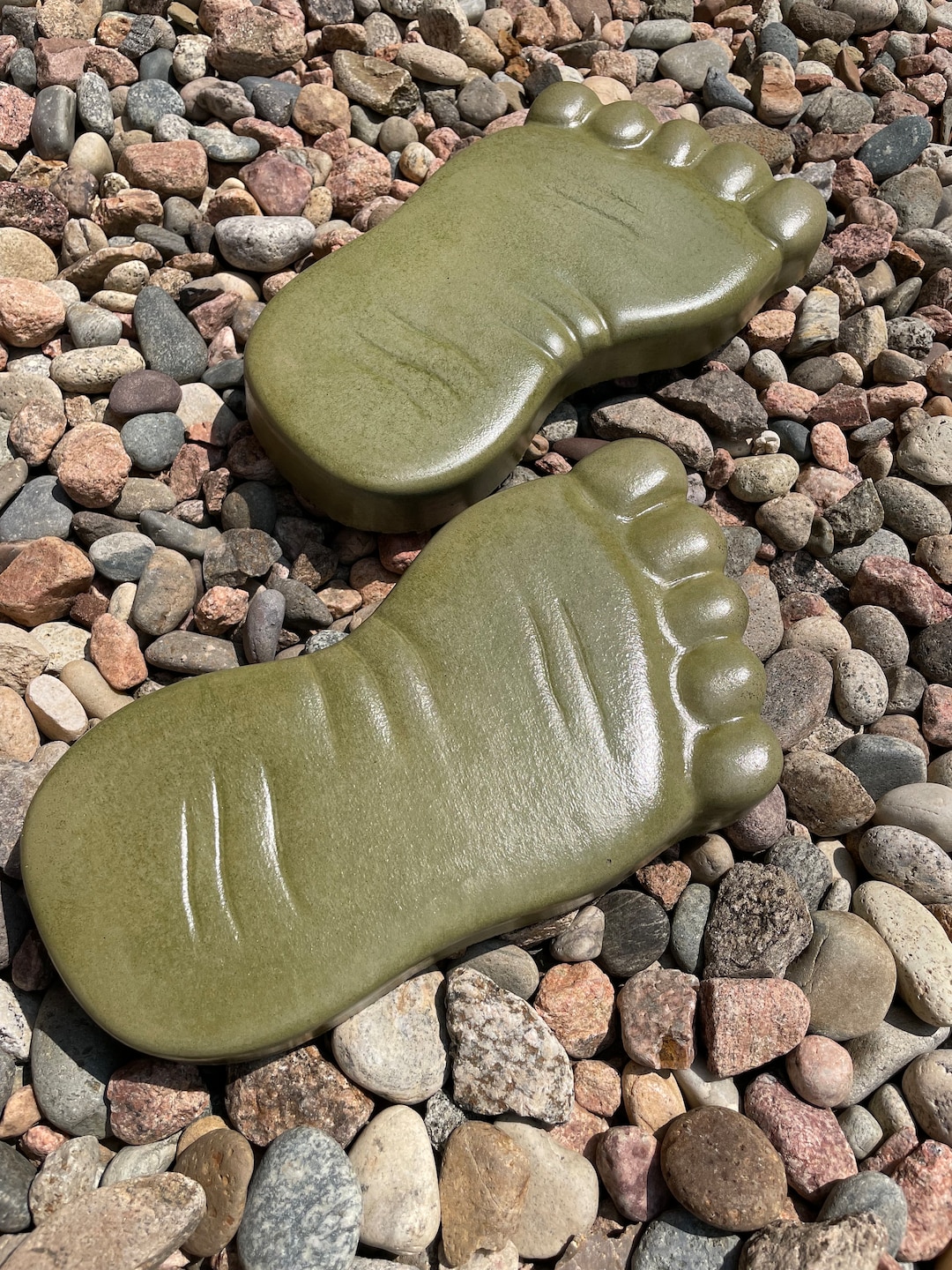 Pair of Concrete Bigfoot Sasquatch Feet Castings - Etsy