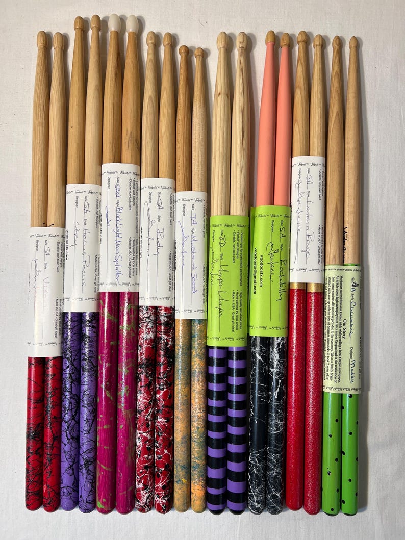 Drumsticks, Hand-painted Voodoostx - Etsy