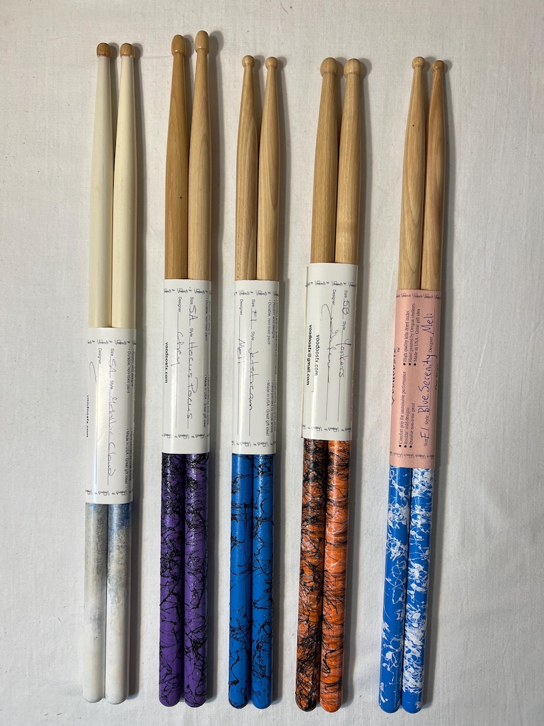 Drumsticks, Hand-painted Voodoostx - Etsy