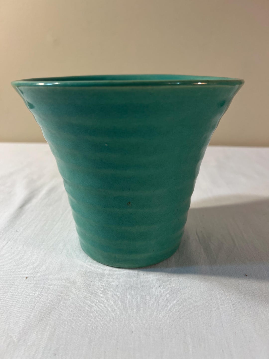 BAUER Los Angeles Pottery 5 Stepped Flower Pot, Turquoise Green - Etsy