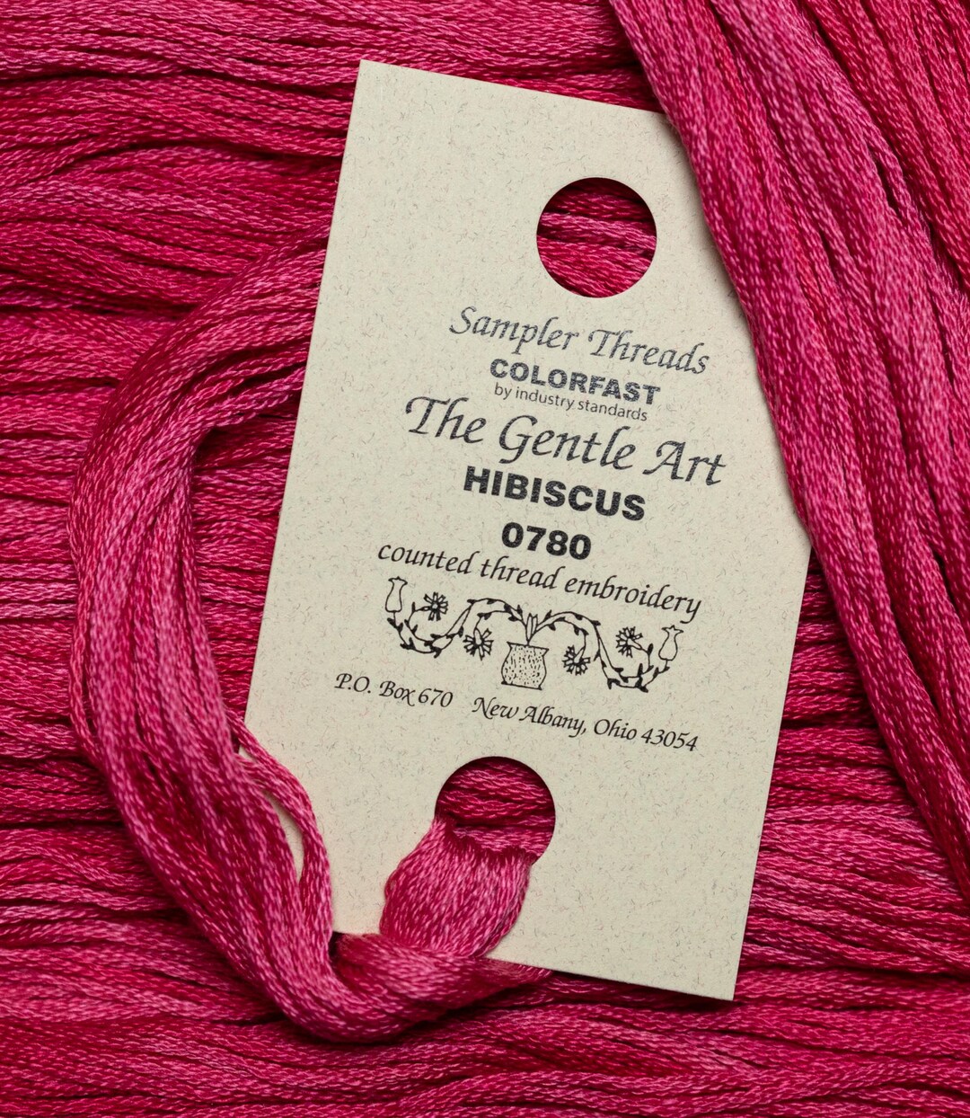 Hibiscus #0780 - the Gentle Art Sampler Threads - Etsy