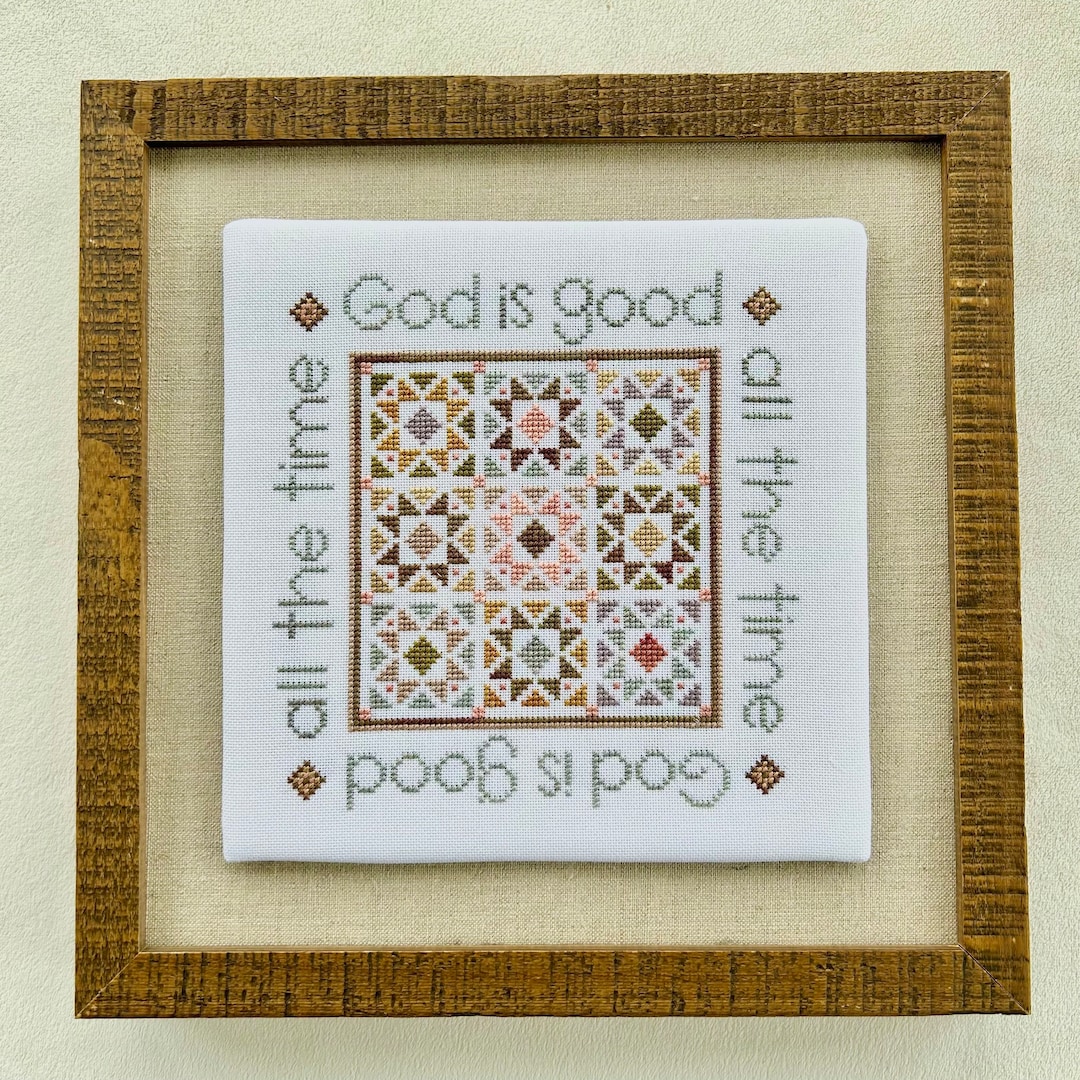 God is Good by Sweet Wing Studio - Cross Stitch Paper Pattern - Etsy