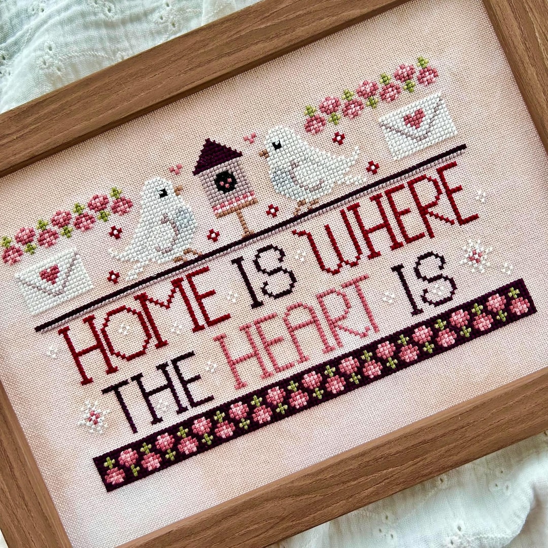 Wordybirds February by Sweet Wing Studio - Cross Stitch Paper Pattern ...