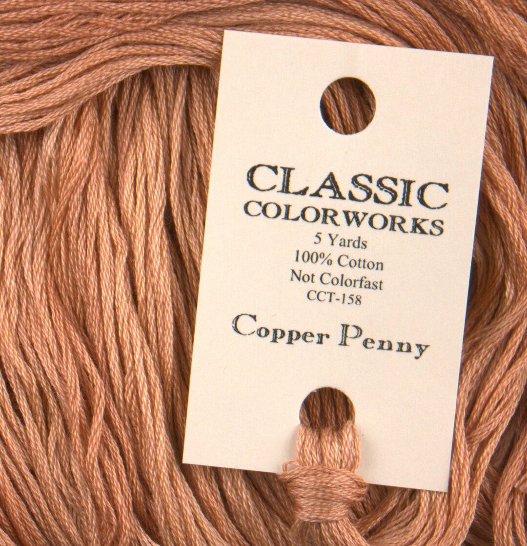 Copper Penny - Classic Colorworks Cotton Floss - Etsy