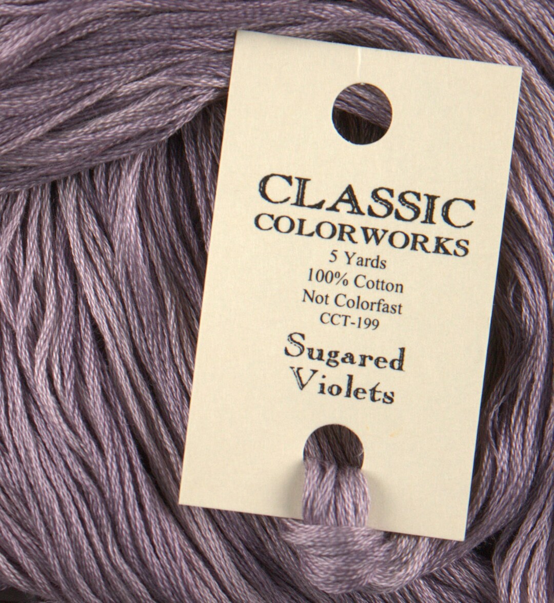 Sugared Violets - Classic Colorworks Cotton Floss - Etsy