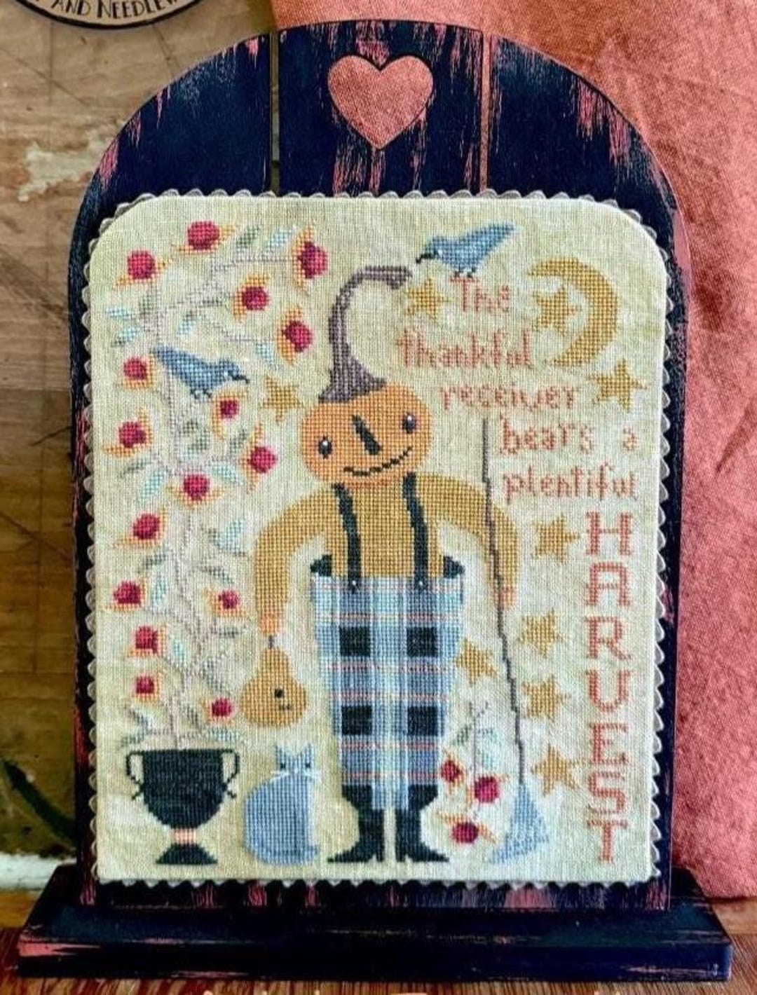 Thankful Receiver by Teresa Kogut - Cross Stitch Paper Pattern - Etsy