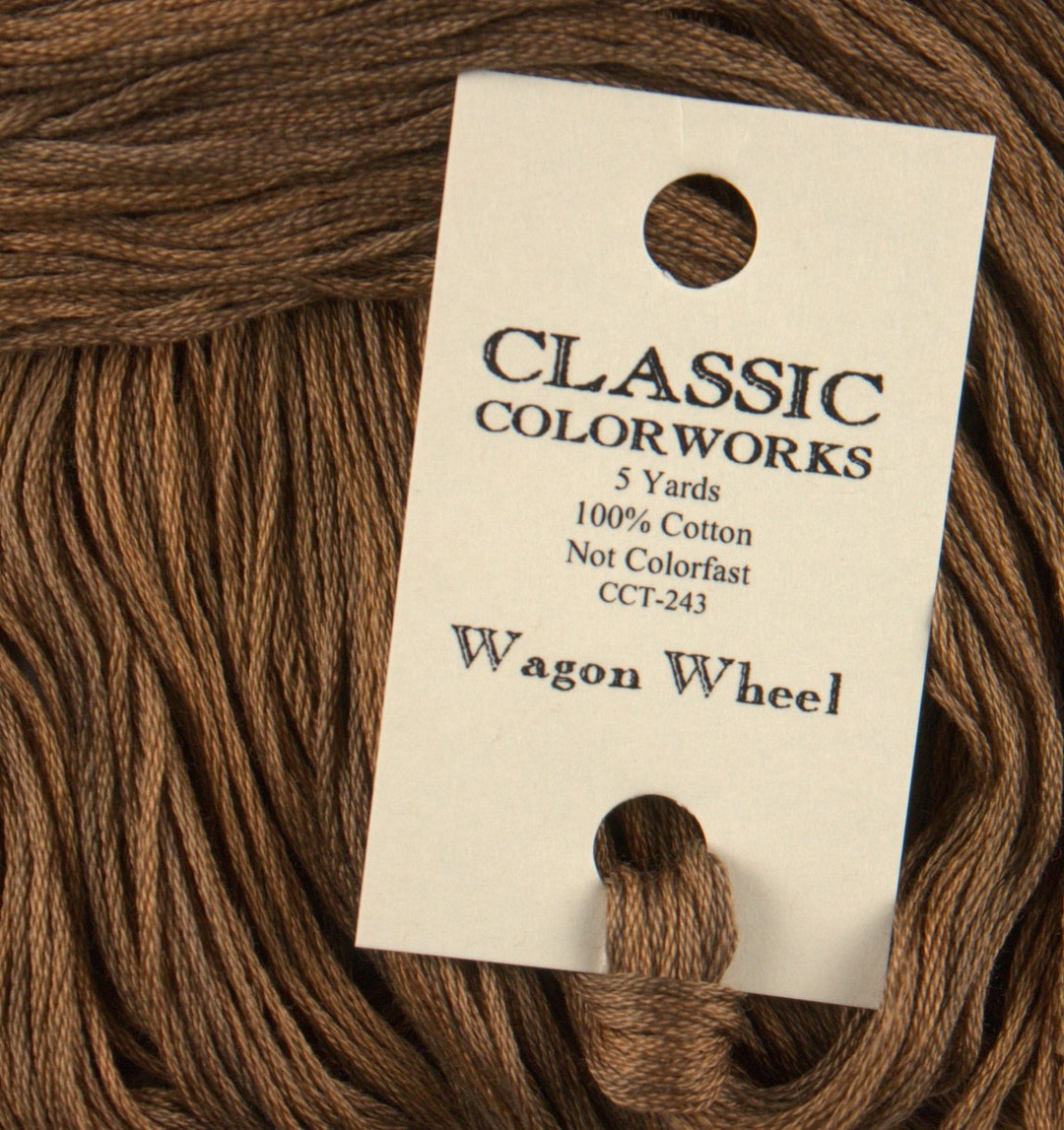 Wagon Wheel - Classic Colorworks Cotton Floss - Etsy