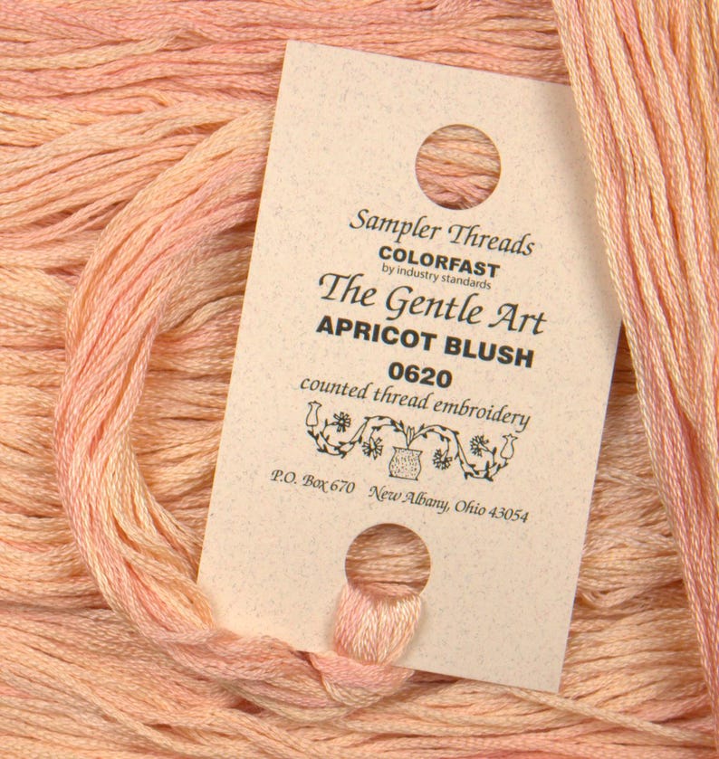 Apricot Blush #0620 - the Gentle Art Sampler Threads - Etsy