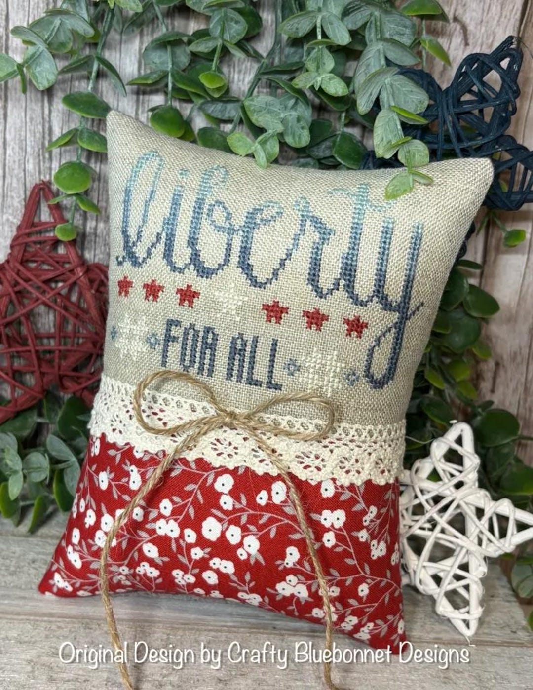 NEW! Liberty by Crafty Bluebonnet Designs - Cross Stitch Paper Pattern ...