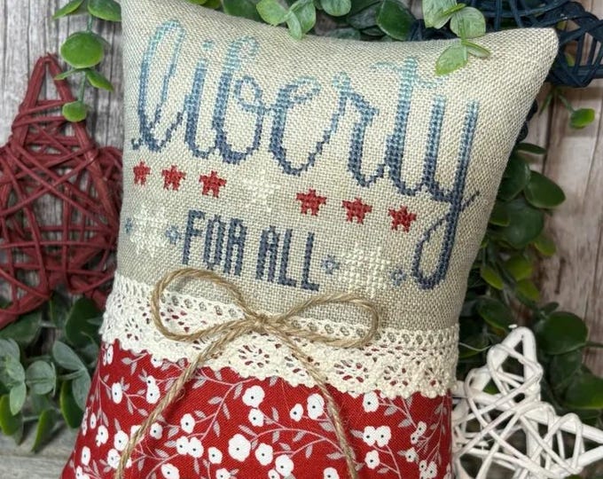 NEW! Liberty by Crafty Bluebonnet Designs - Cross Stitch Paper Pattern ...