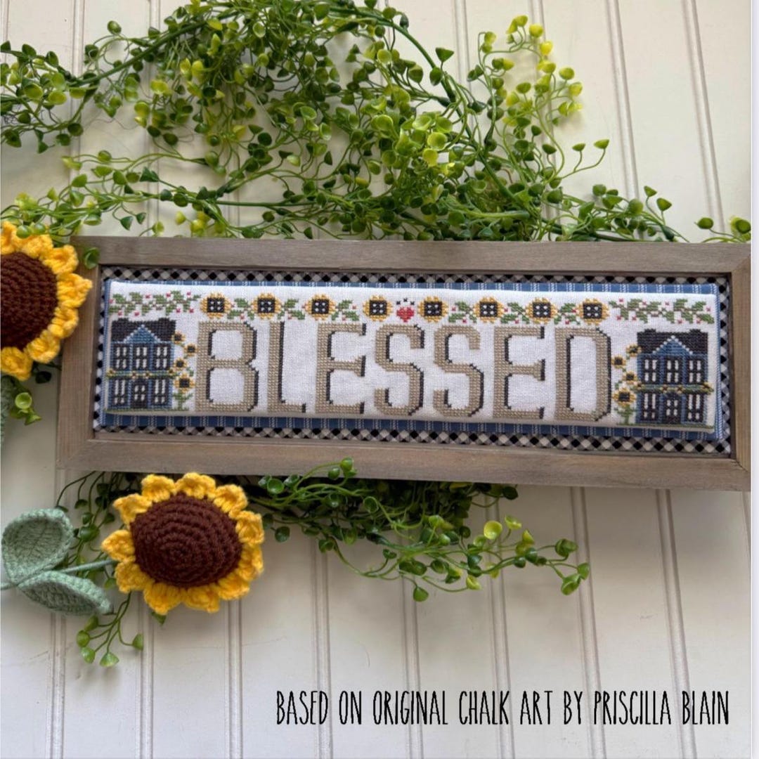 Blessed Word Swap by Stitching With the Housewives - Cross Stitch Paper ...