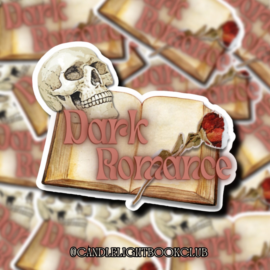 Dark Romance Sticker , Dark Romance Book Sticker , Vinyl Kindle Sticker ...