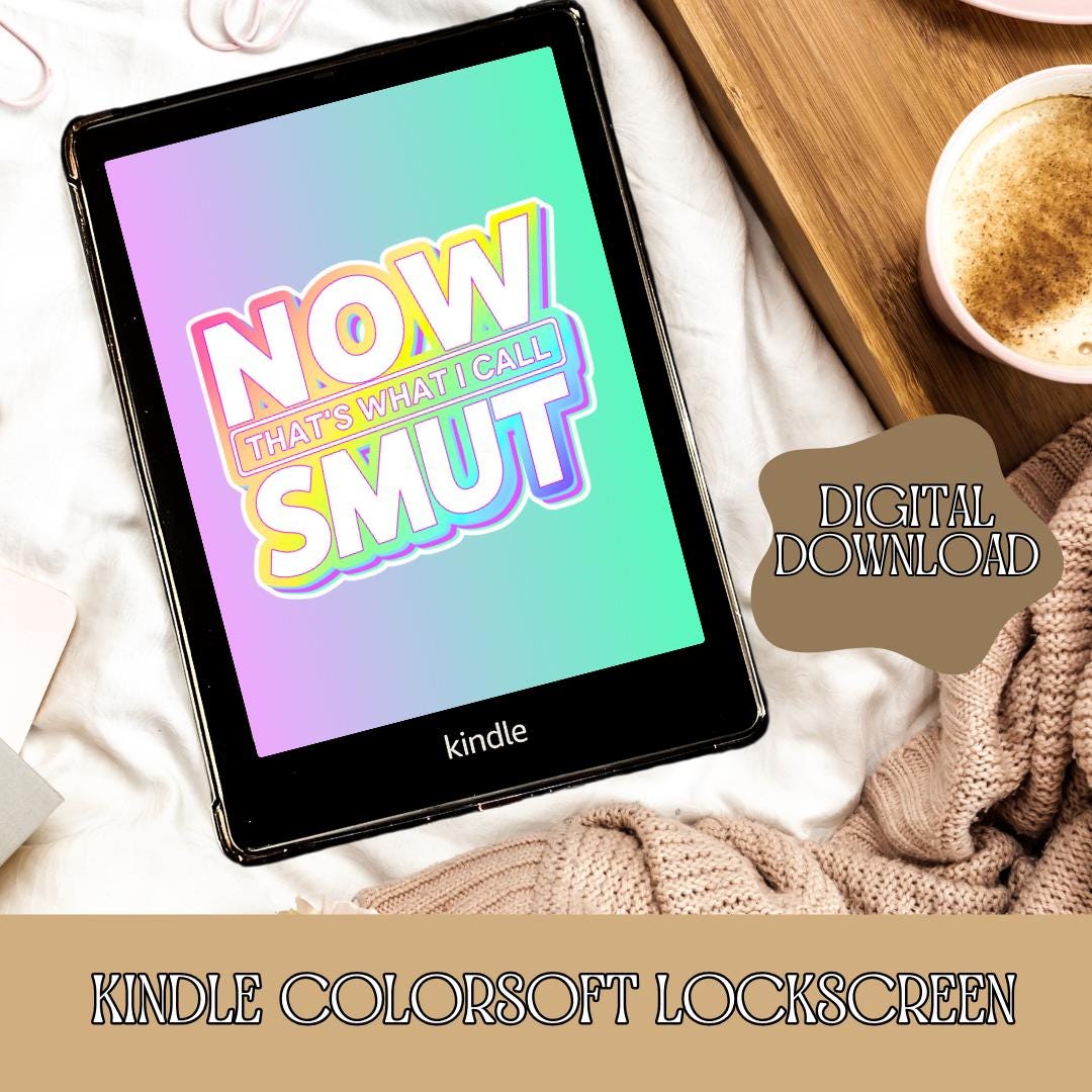 Kindle Colorsoft Lock Screen, Spicy Reader Y2K Lock Screen, Color Bookish Screensaver , Kindle ...
