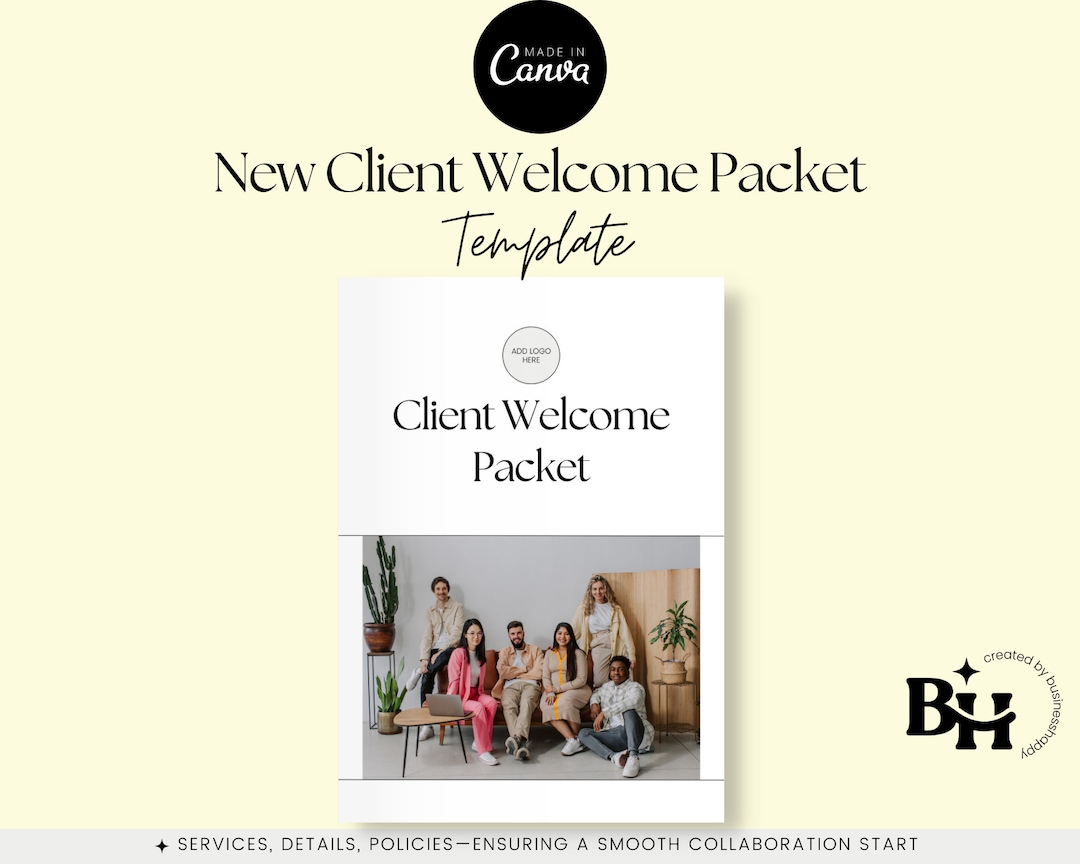 New Client Welcome Packet Template, Onboarding Welcome Packet, Client ...