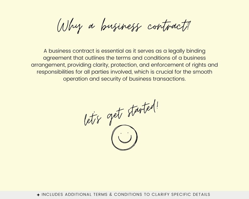Business Contract Template, Employee Contract, Partnership Contract ...