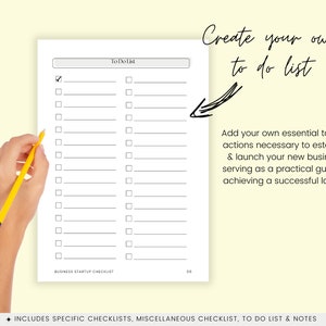 Business Startup Checklist Template, Small Business Startup, Business ...