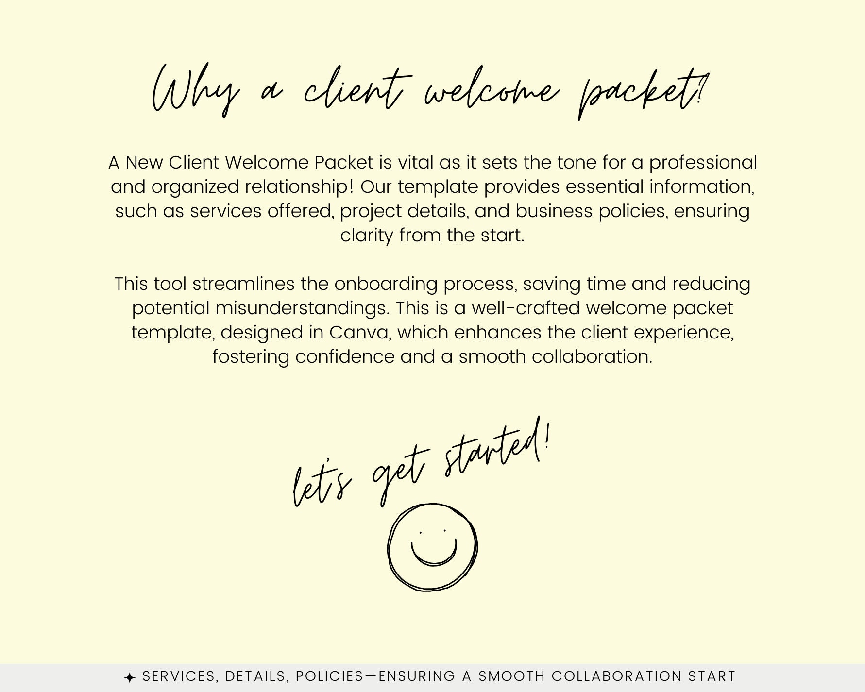 New Client Welcome Packet Template, Onboarding Welcome Packet, Client ...