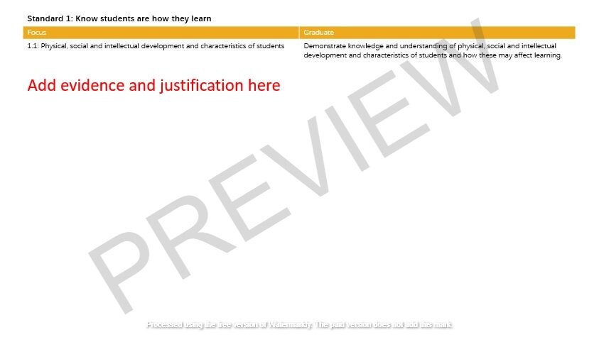 Graduate Teaching Portfolio Template - Etsy