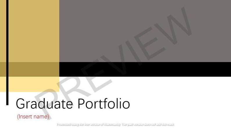 Graduate Teaching Portfolio Template - Etsy
