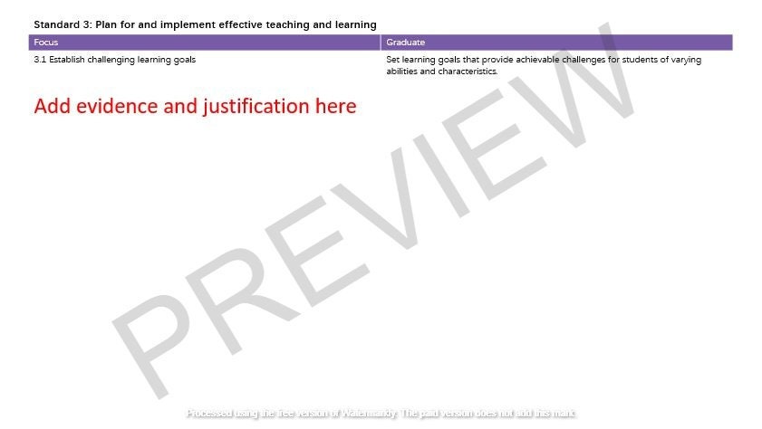 Graduate Teaching Portfolio Template - Etsy