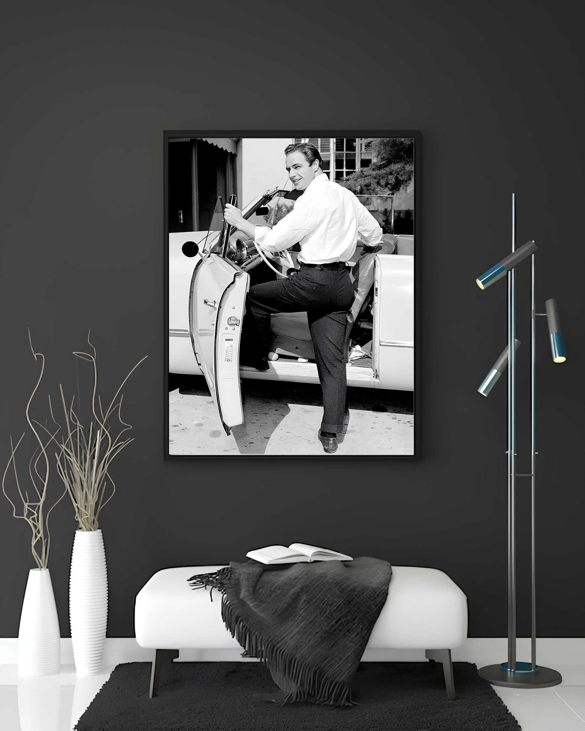 Marlon Brando Poster Old Hollywood Wall Art Marlon Brando - Etsy