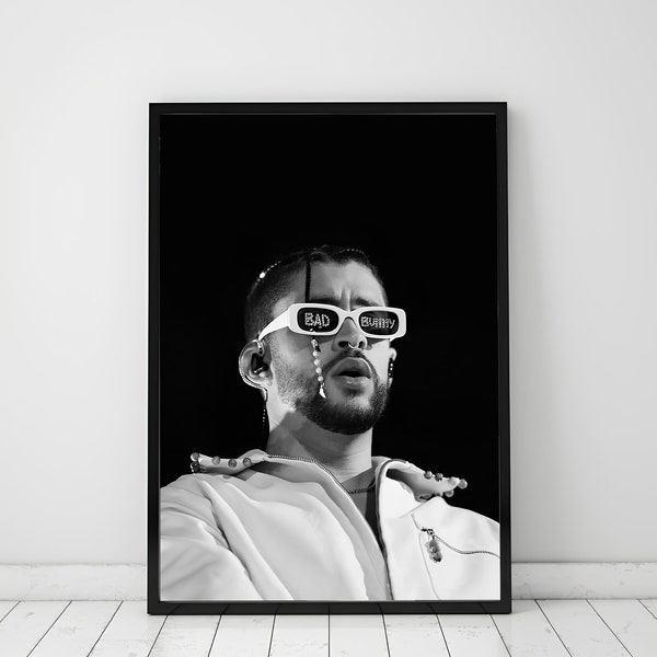 Bad Bunny Poster - Etsy