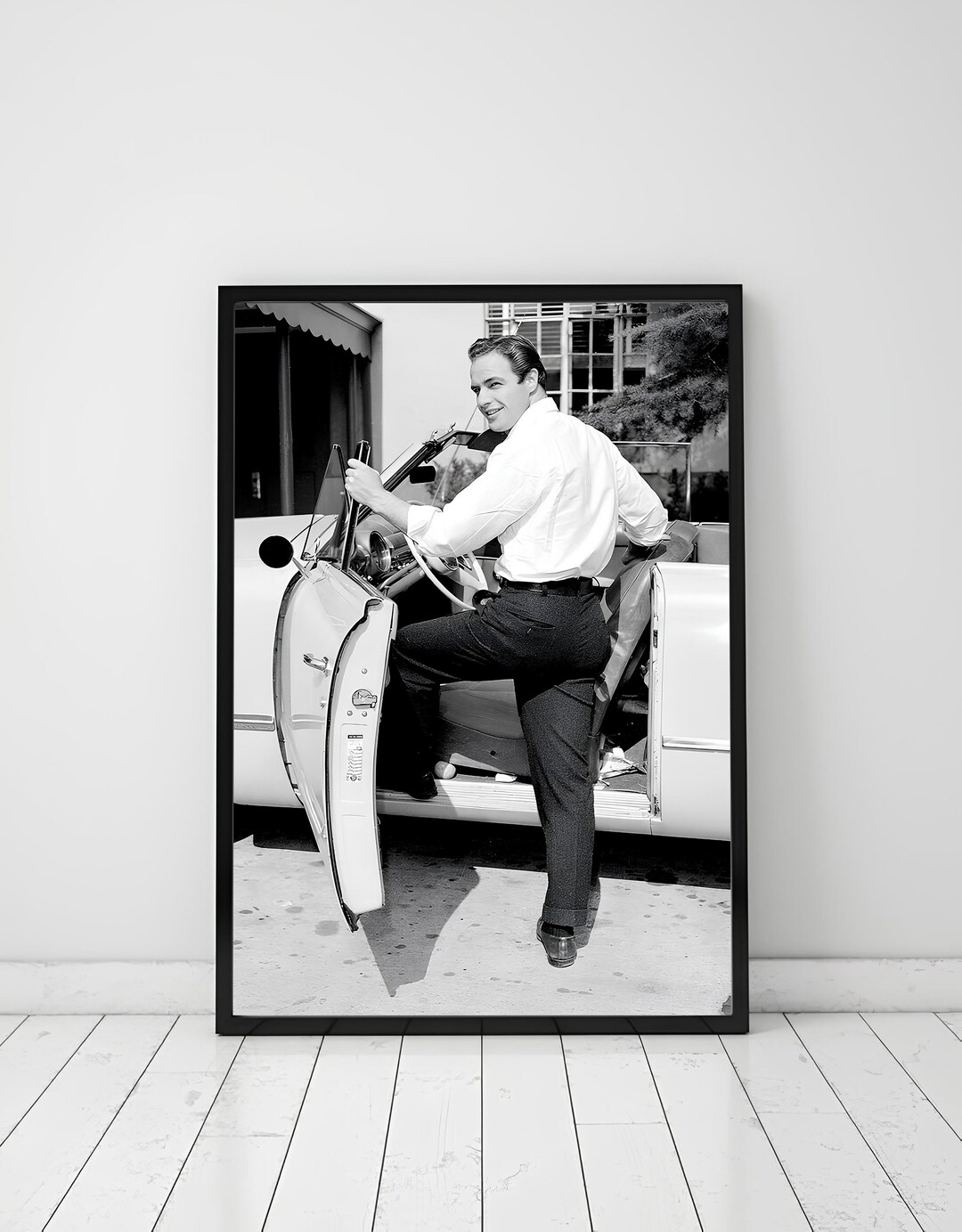 Marlon Brando Poster Old Hollywood Wall Art Marlon Brando - Etsy