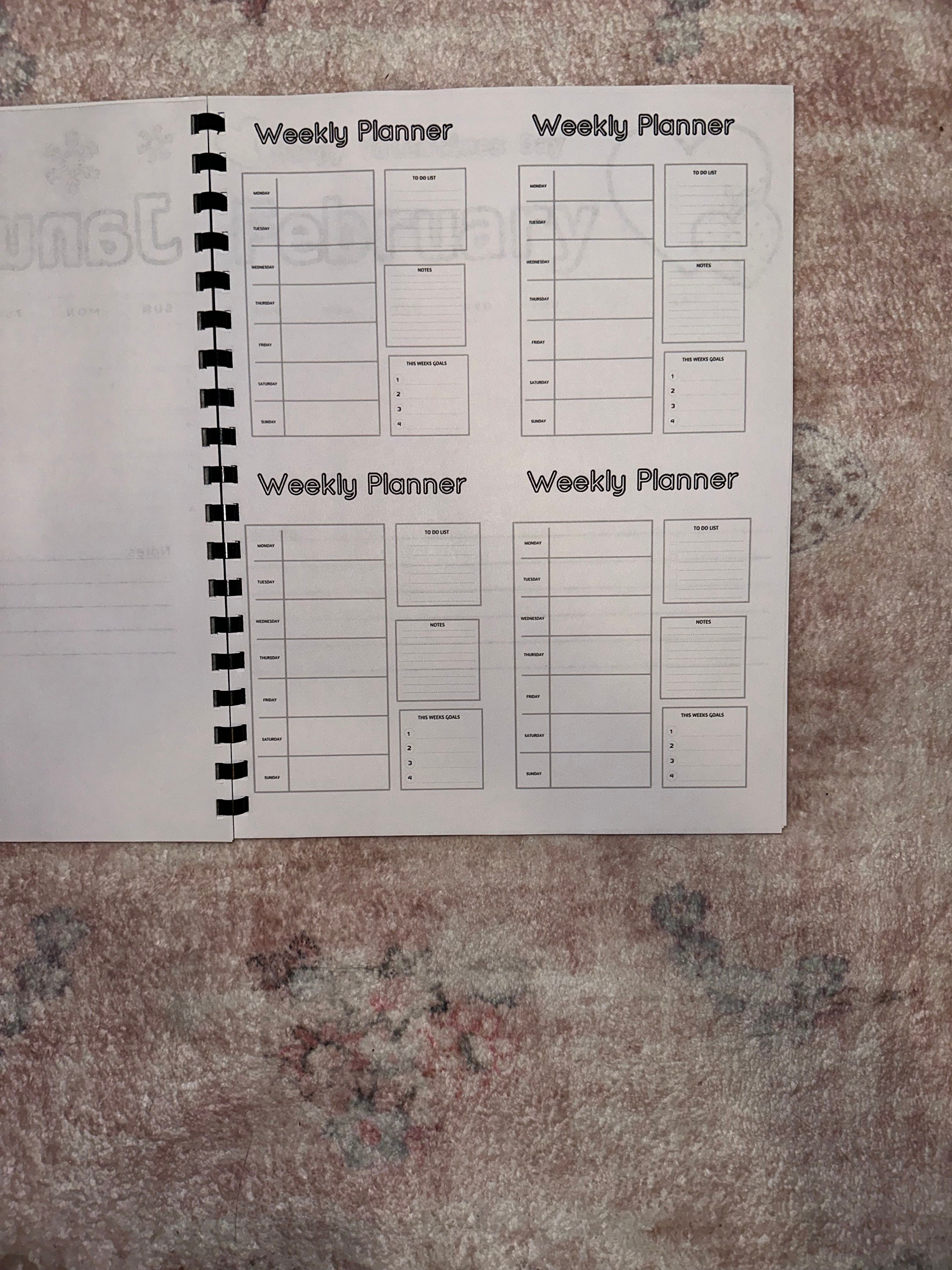 2024 Coloring Book Planner - Etsy