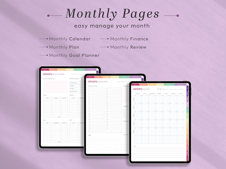2026 Digital Planner Bundle – Calendar Sync, Stickers, Trackers ...