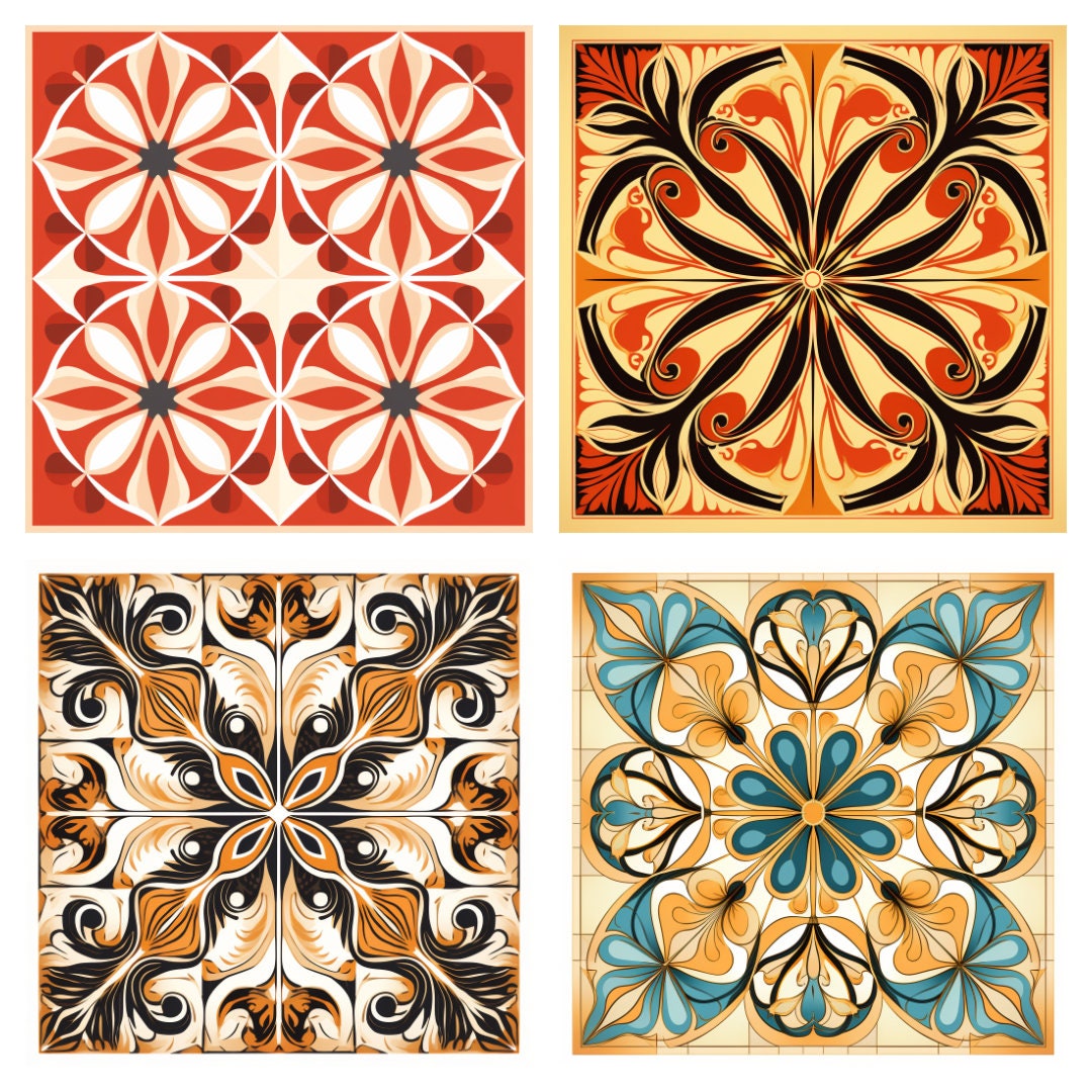 Thanksgiving Themed Tiles High Res Set of 4 - Etsy