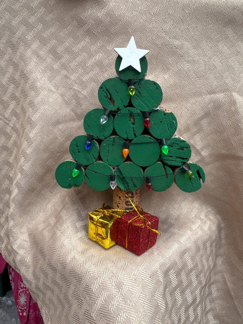 Cork Christmas Tree - Etsy
