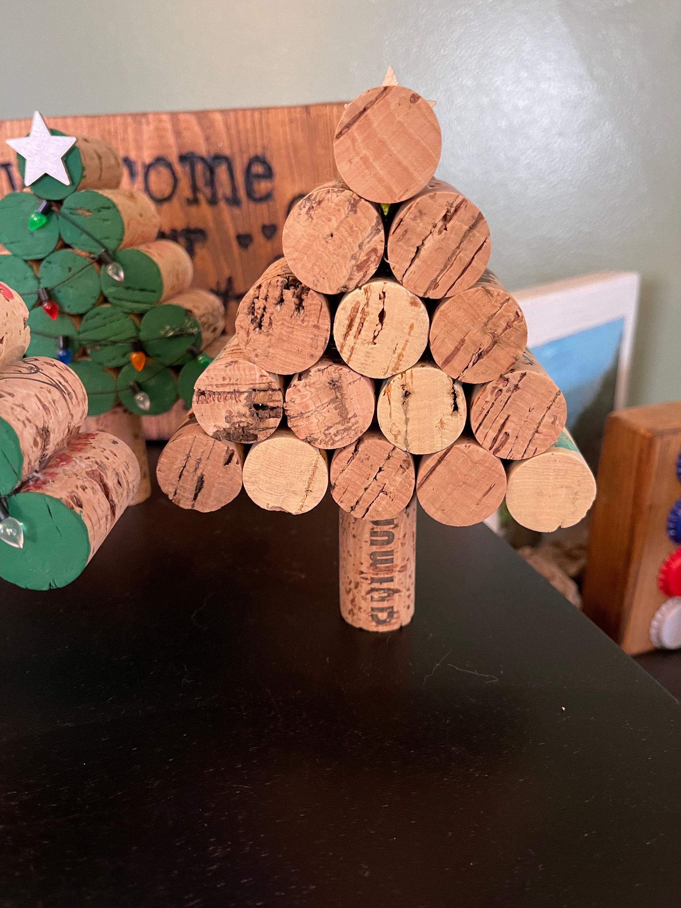 Cork Christmas Tree - Etsy