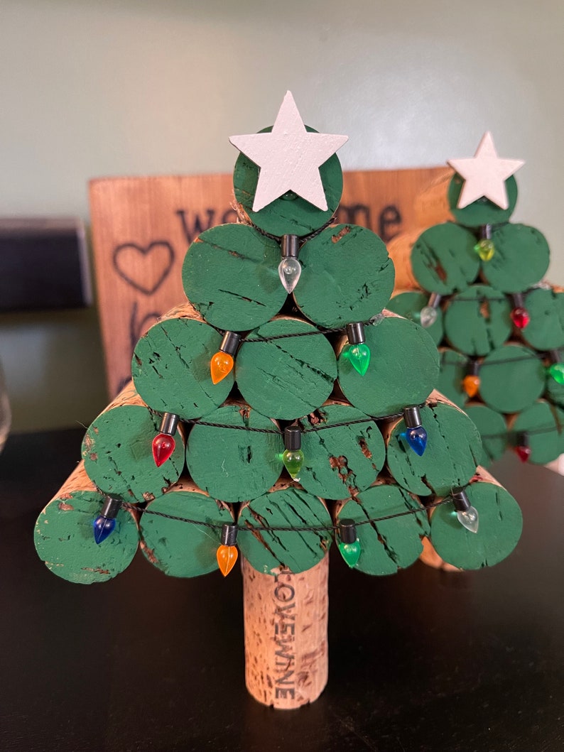 Cork Christmas Tree - Etsy