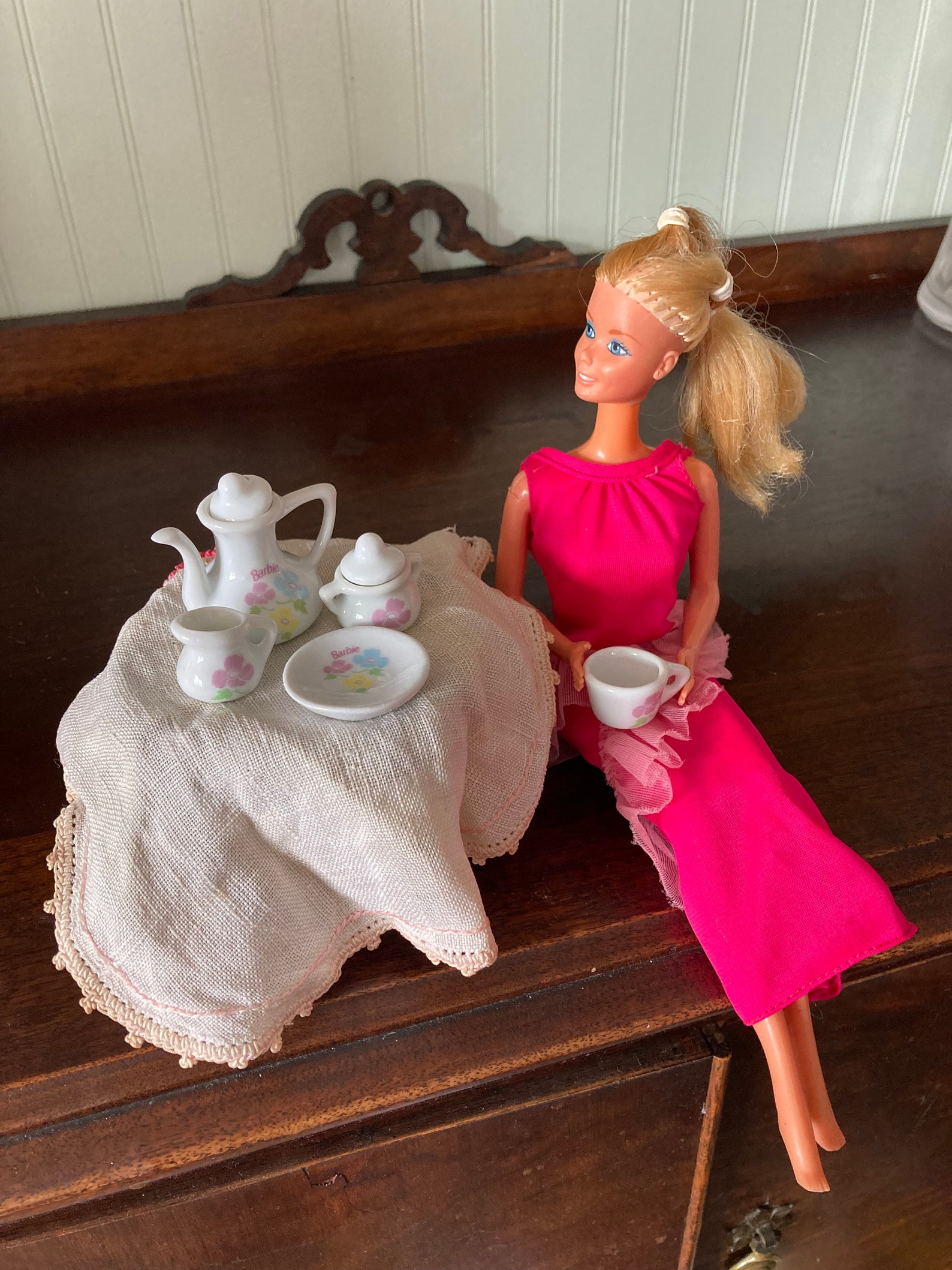 Barbie Tea Set barbie Size - Etsy
