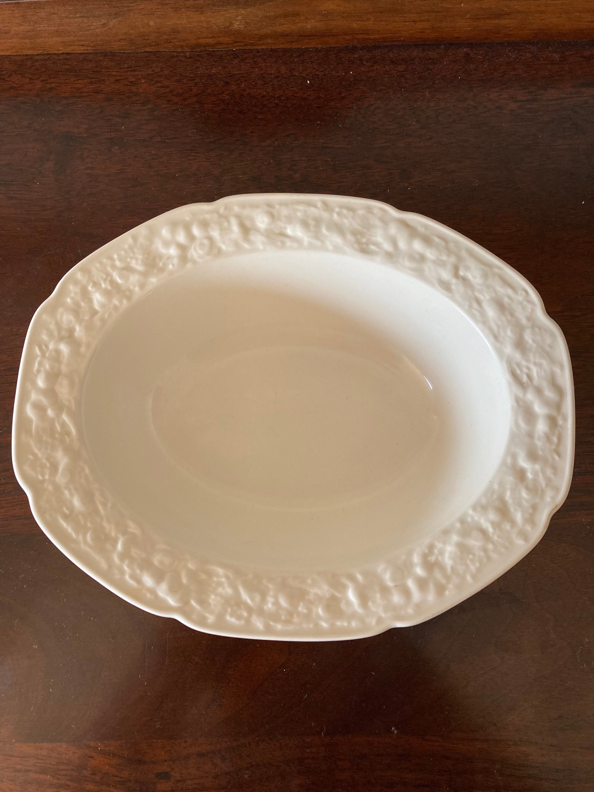 Crown Ducal Florentine English Ironstone Serving Bowl - Etsy