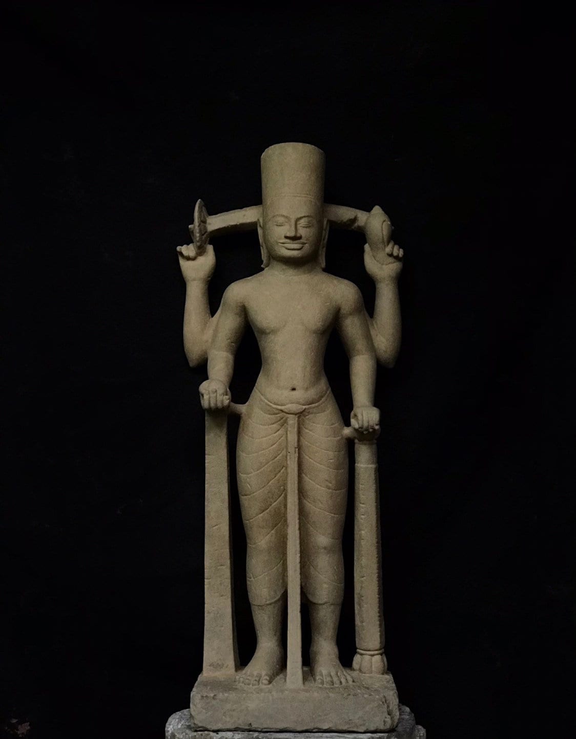 Vishnu Ancient Khmer Art phnom Da Style Artsculptures From - Etsy