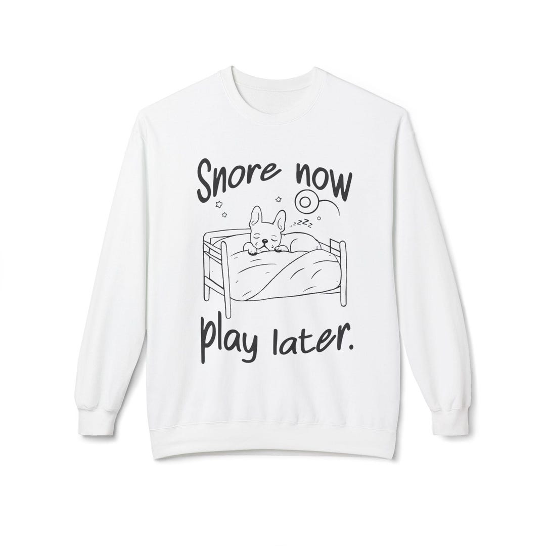 French Bulldog Sleeping Cartoon Sweatshirt, Frenchie Lover Gift, Cute ...