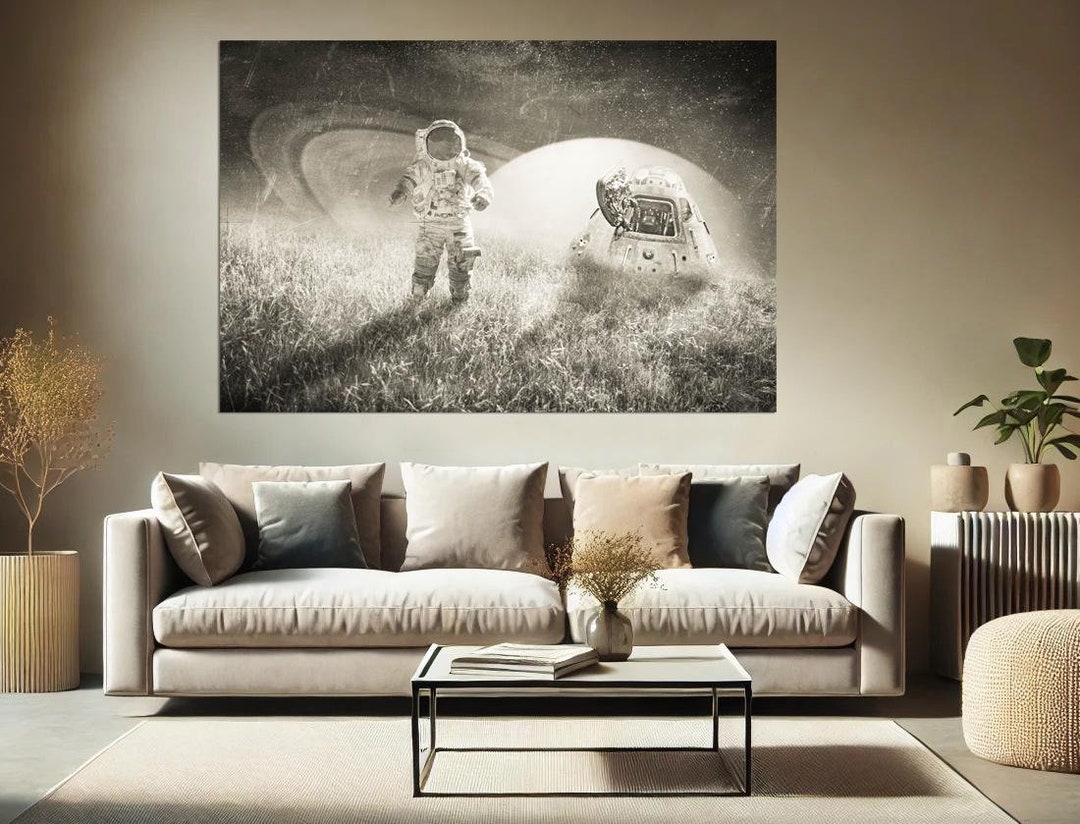 Astronaut Space Canvas Wall Art, Travel Space Canvas Prints, Spaceman ...