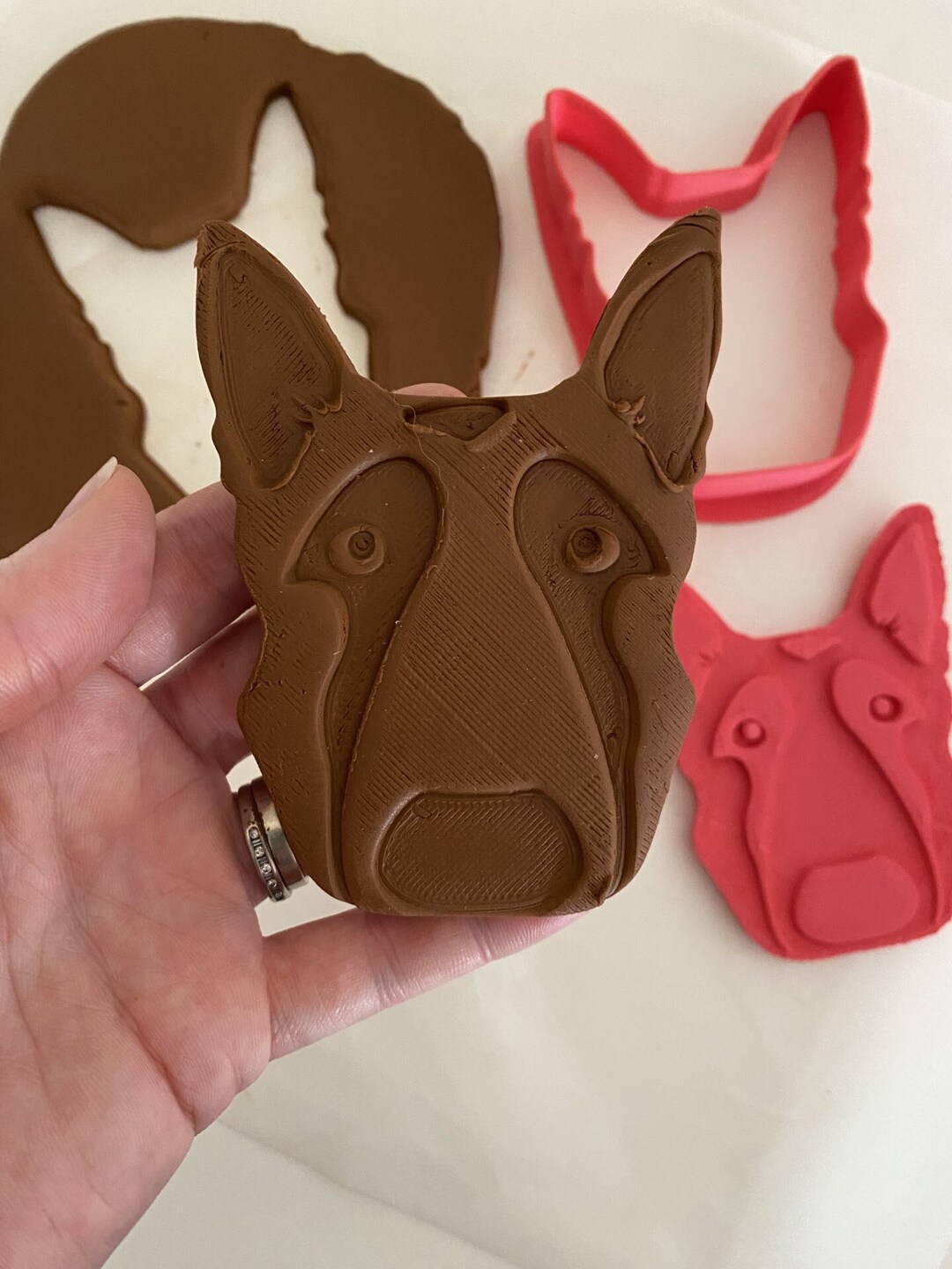 German Shepherd Cookie Cutter and Embosser - Etsy