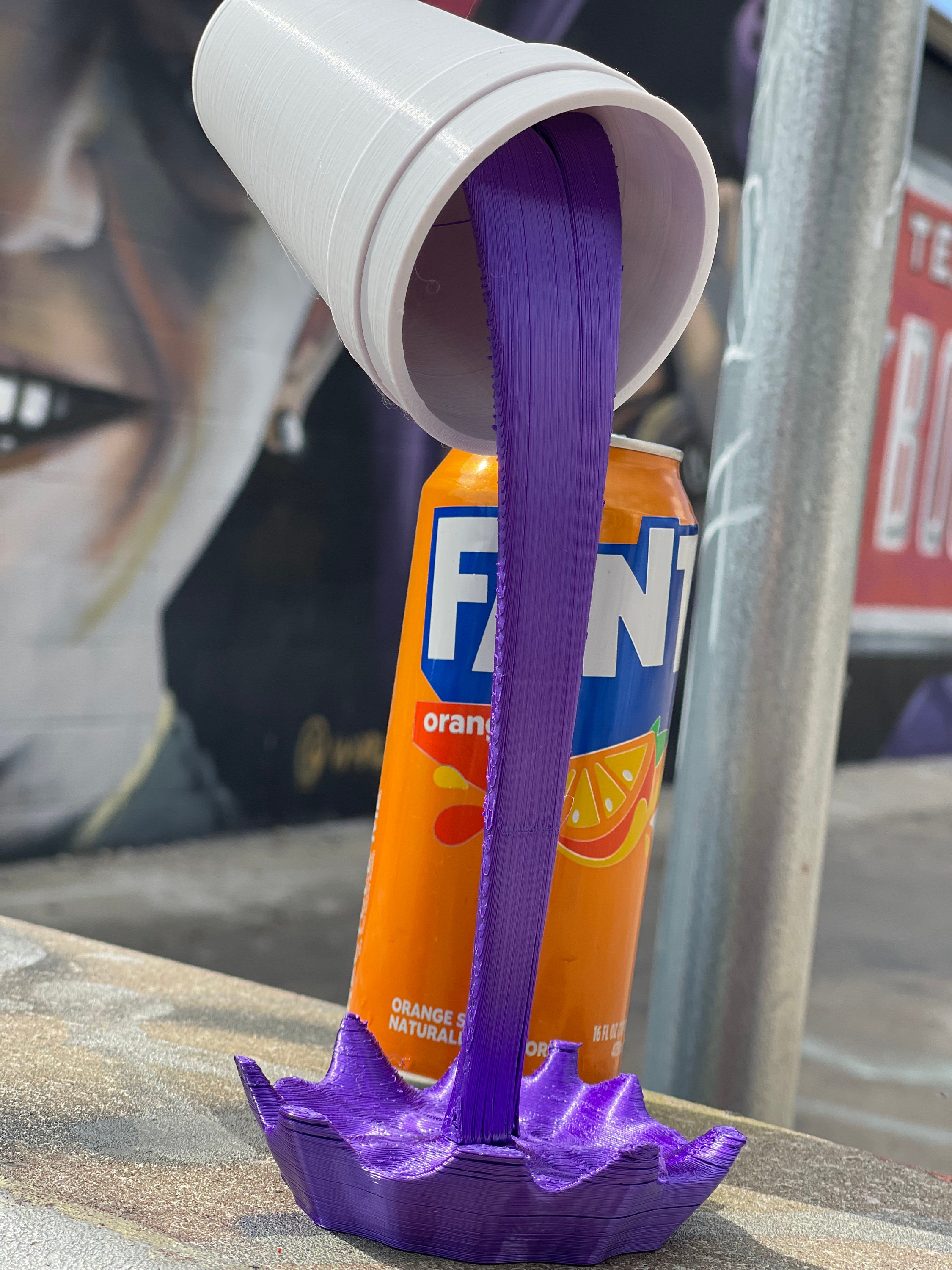 Lean Cup Tipping Drippin Sippin Drank Syrup Purple DJ Screw 3D Print - Etsy