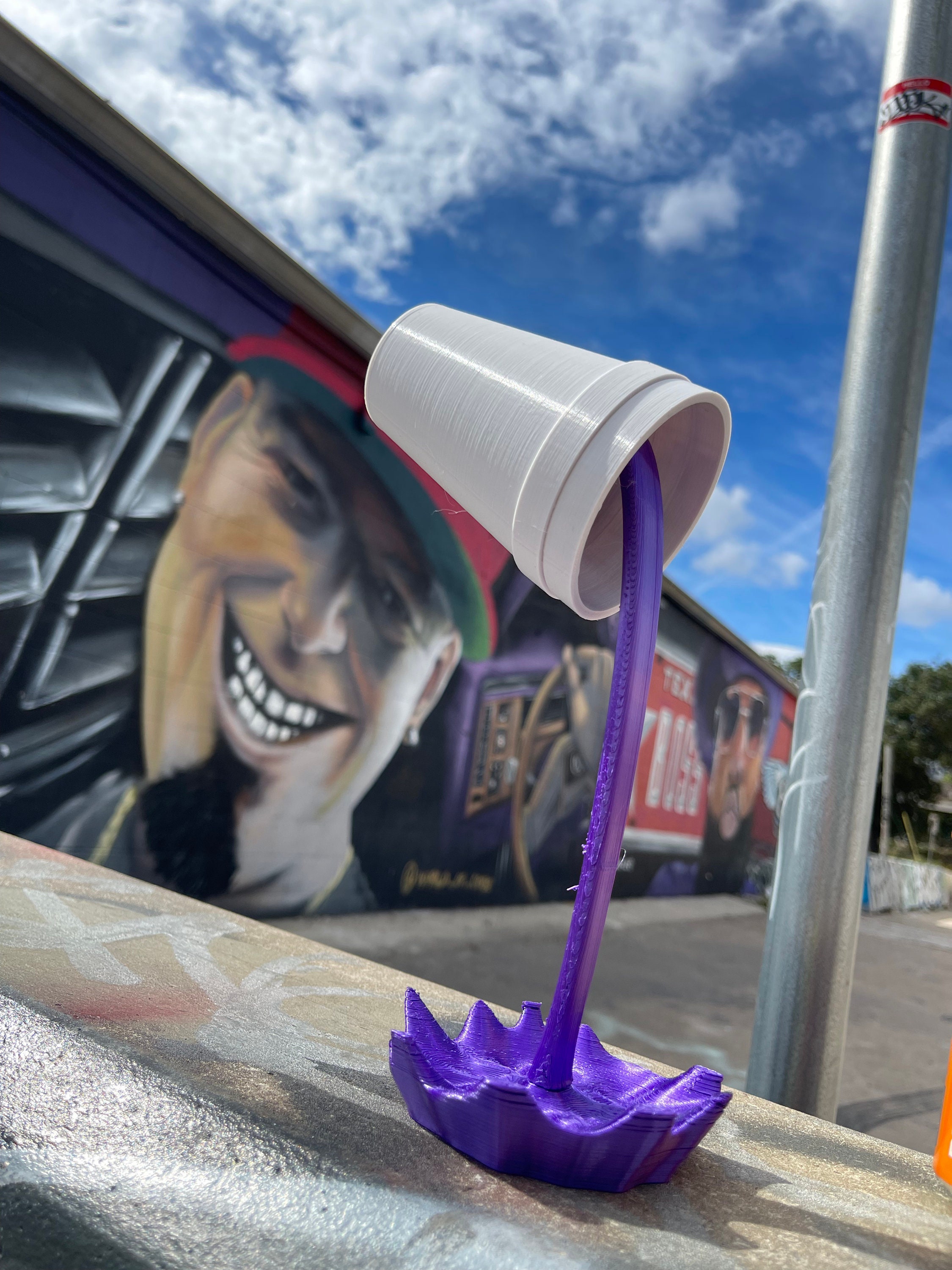 Lean Cup Tipping Drippin Sippin Drank Syrup Purple DJ Screw 3D Print - Etsy