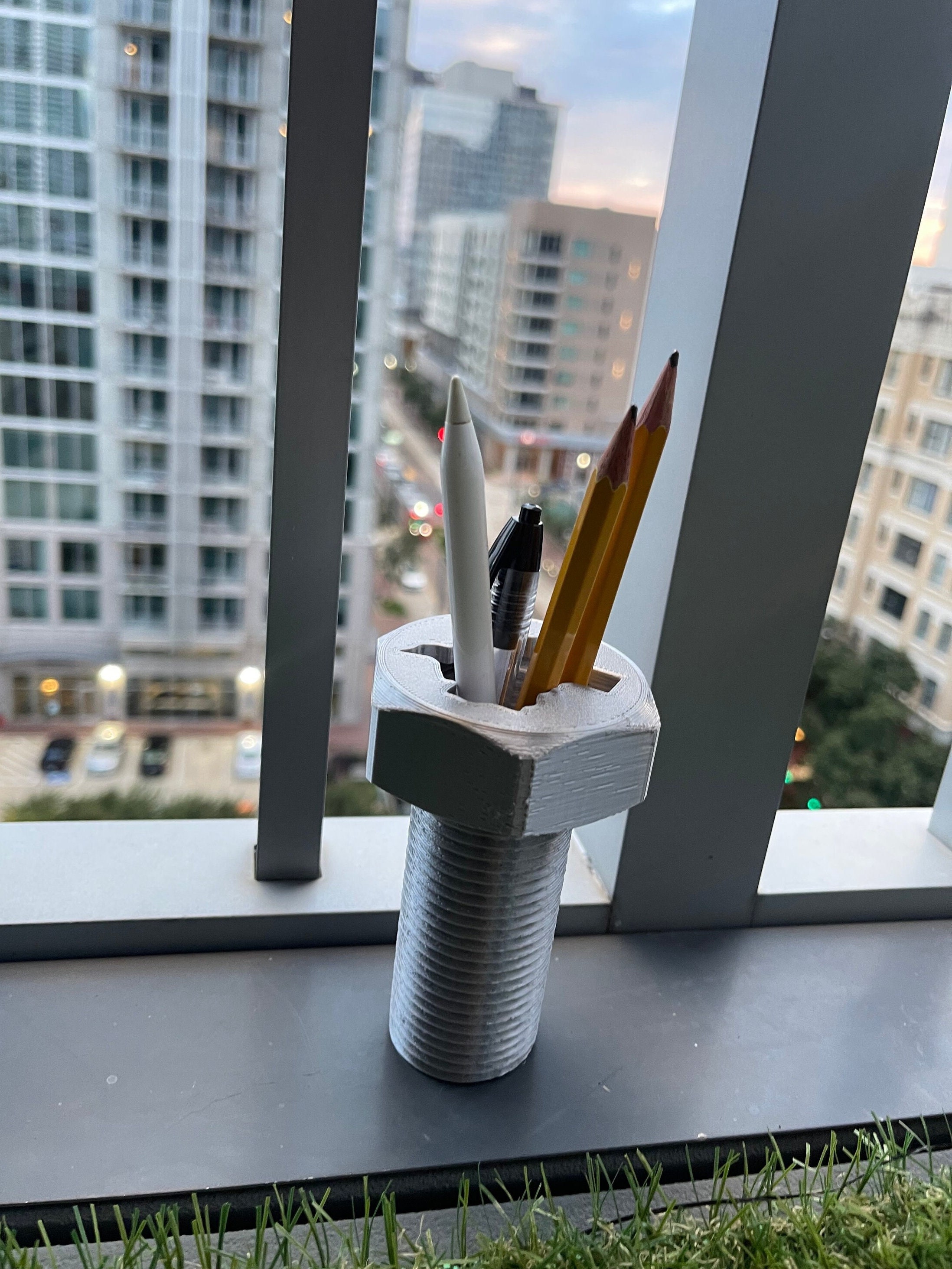 Screwstone Houston Texas Pencil Holder - Etsy