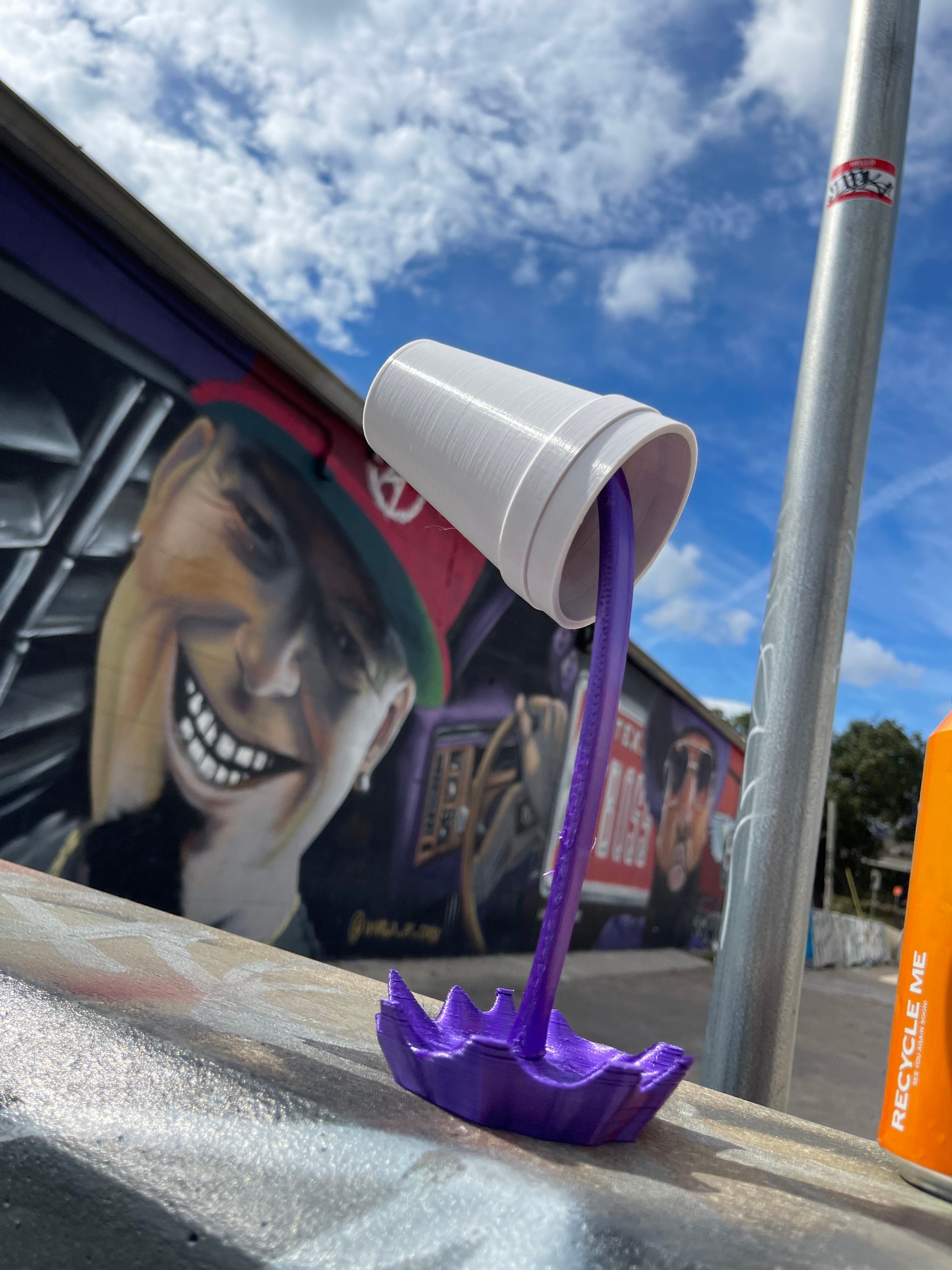 Lean Cup Tipping Drippin Sippin Drank Syrup Purple DJ Screw 3D Print - Etsy