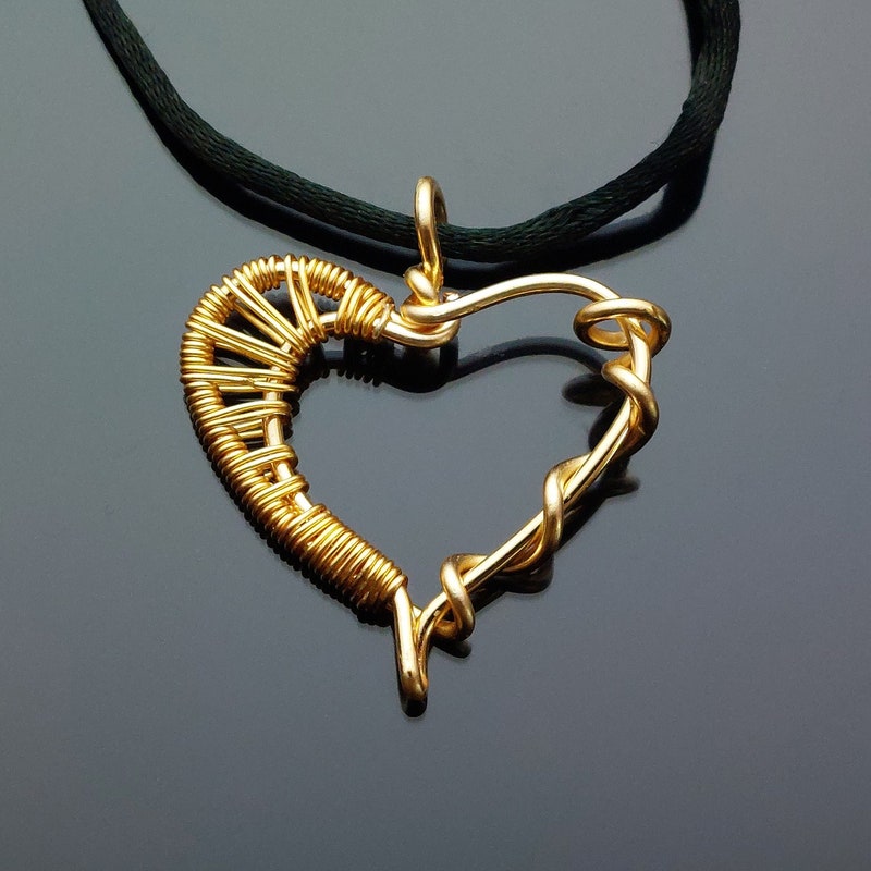 Wire Wrapped Heart - Etsy