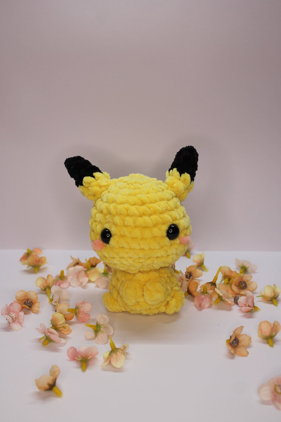 Pocket Pichu/pikachu Crochet Plush Amigurumi - Etsy