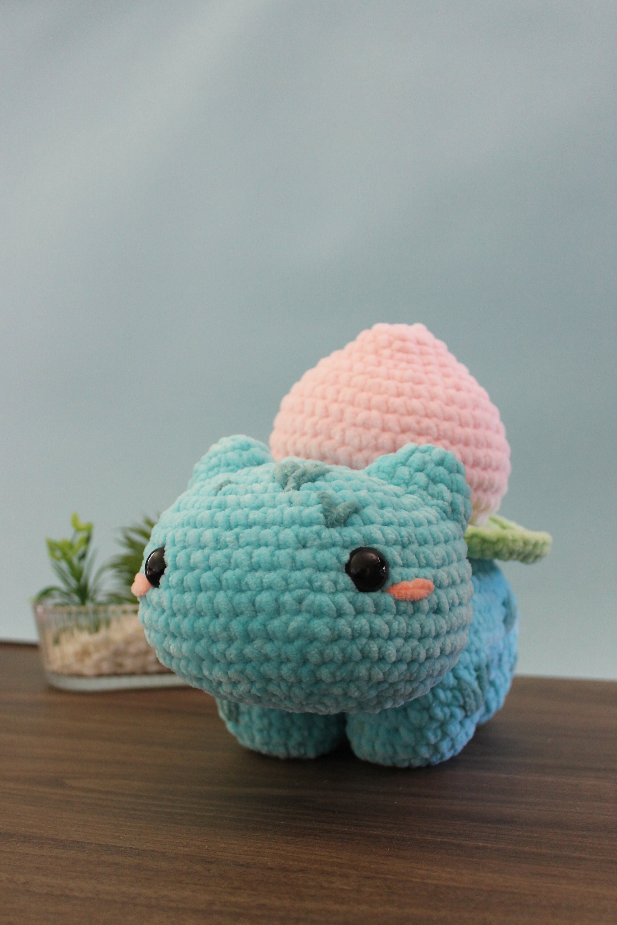 Bulbasaur CUSTOM Crochet Plush Amigurumi - Etsy
