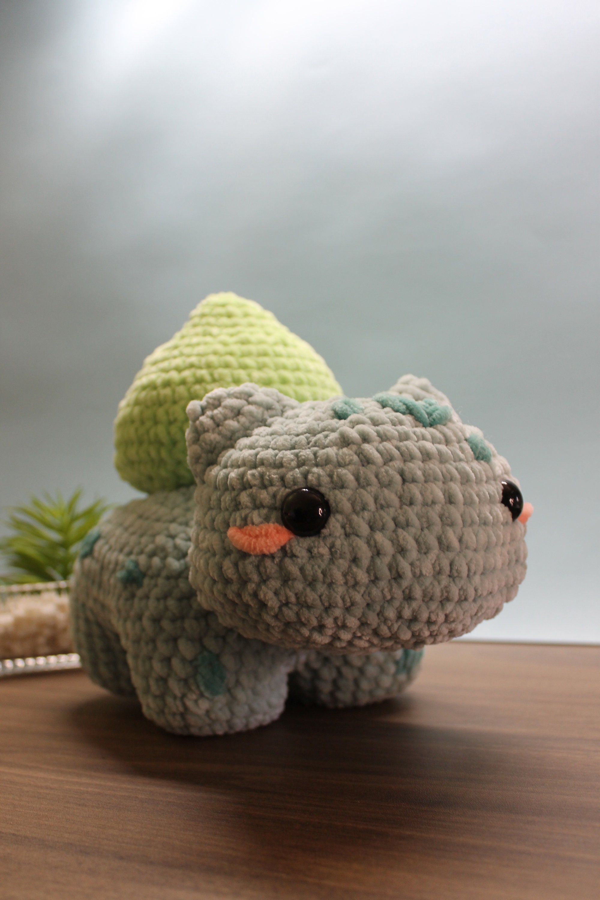Bulbasaur CUSTOM Crochet Plush Amigurumi - Etsy